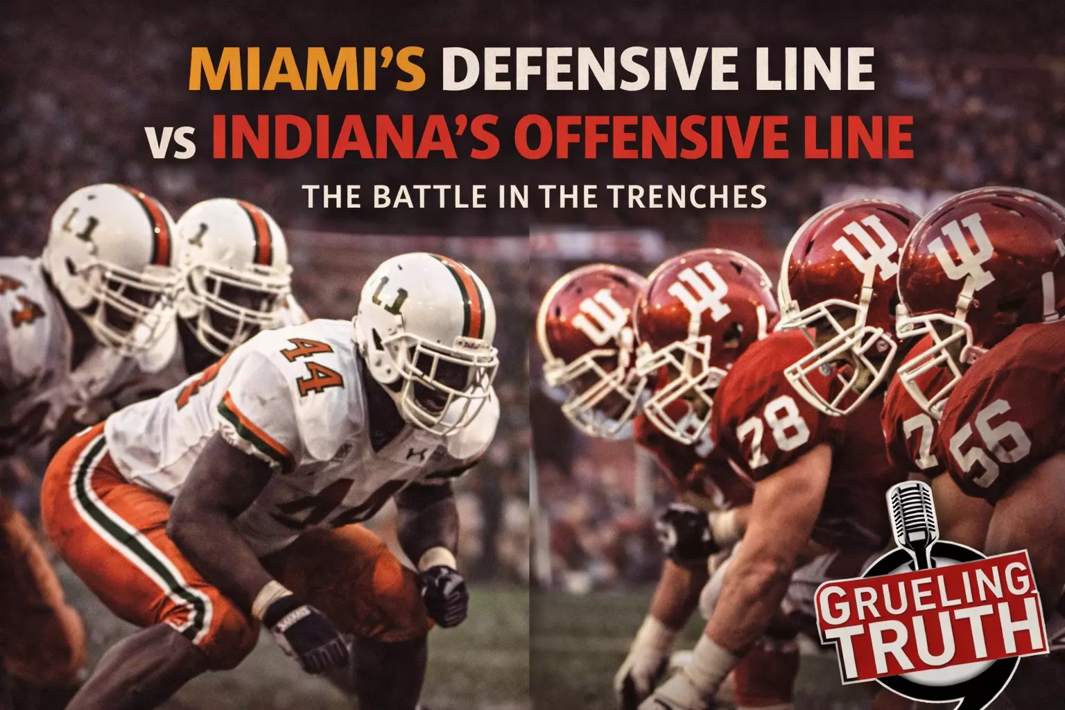 Miami's Defensive Line vs Indiana's Offensive Line | An In-Depth Look